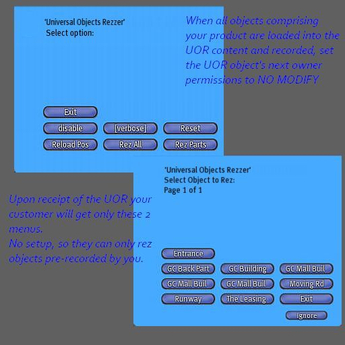 Second Life Marketplace - Universal Objects Rezzer, Commercial Version